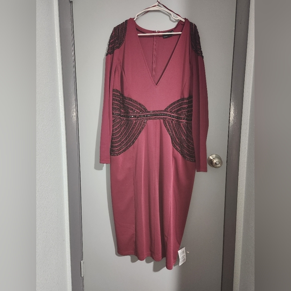 ASOS Curve | Dresses | Asos Curve Long Sleeve Midi Dress | Poshmark
